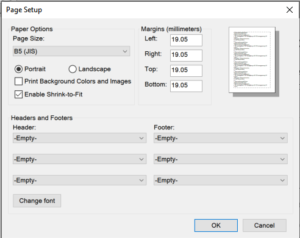 How to remove headers and footers in Report Generation Toolkit HTML - the Lonely Ant